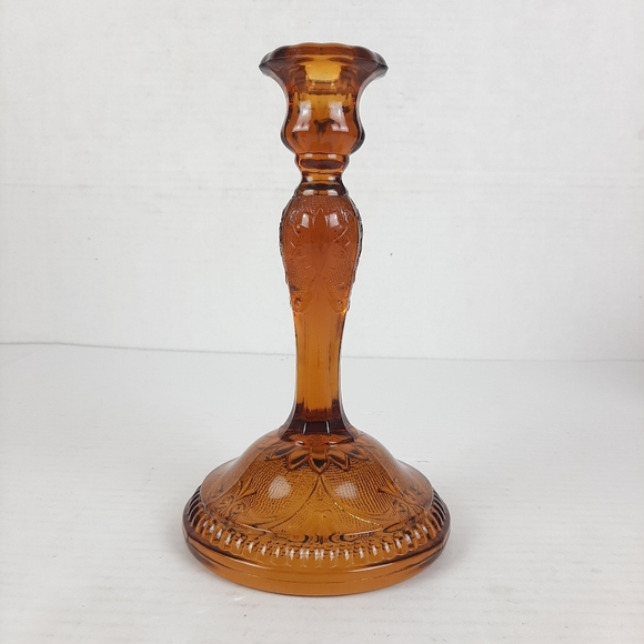Art | Vintage Tiara Indianaglass Amber Daisy Mid Century Single ...